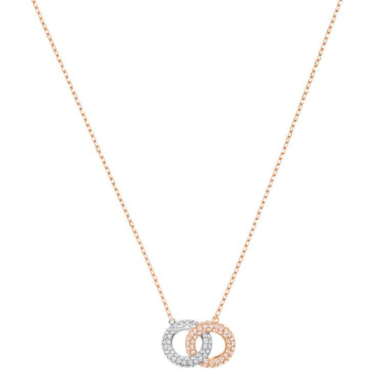 Swarovski Stone Necklace Linked Hoops 5414999 – Charles Fish