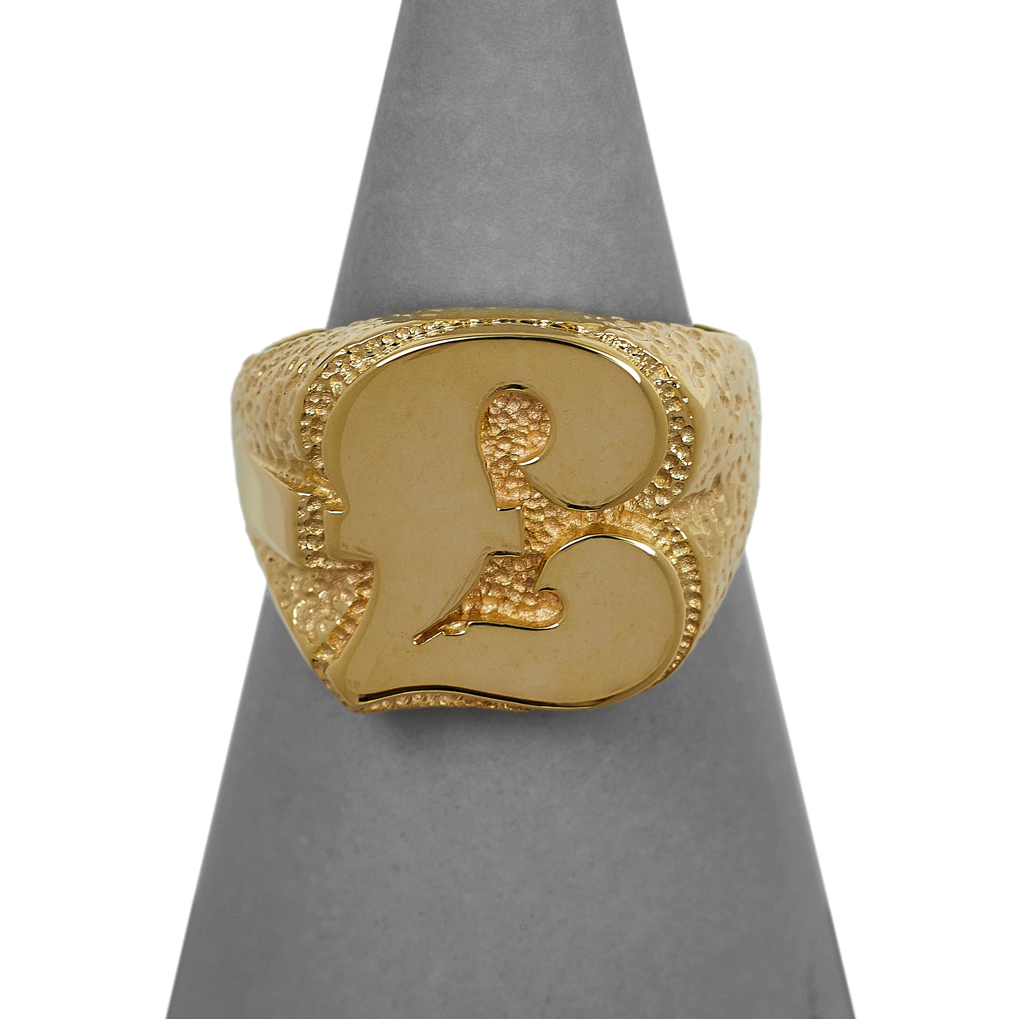 Pre-Owned 9ct Gold Pound Sign Ring – Charles Fish