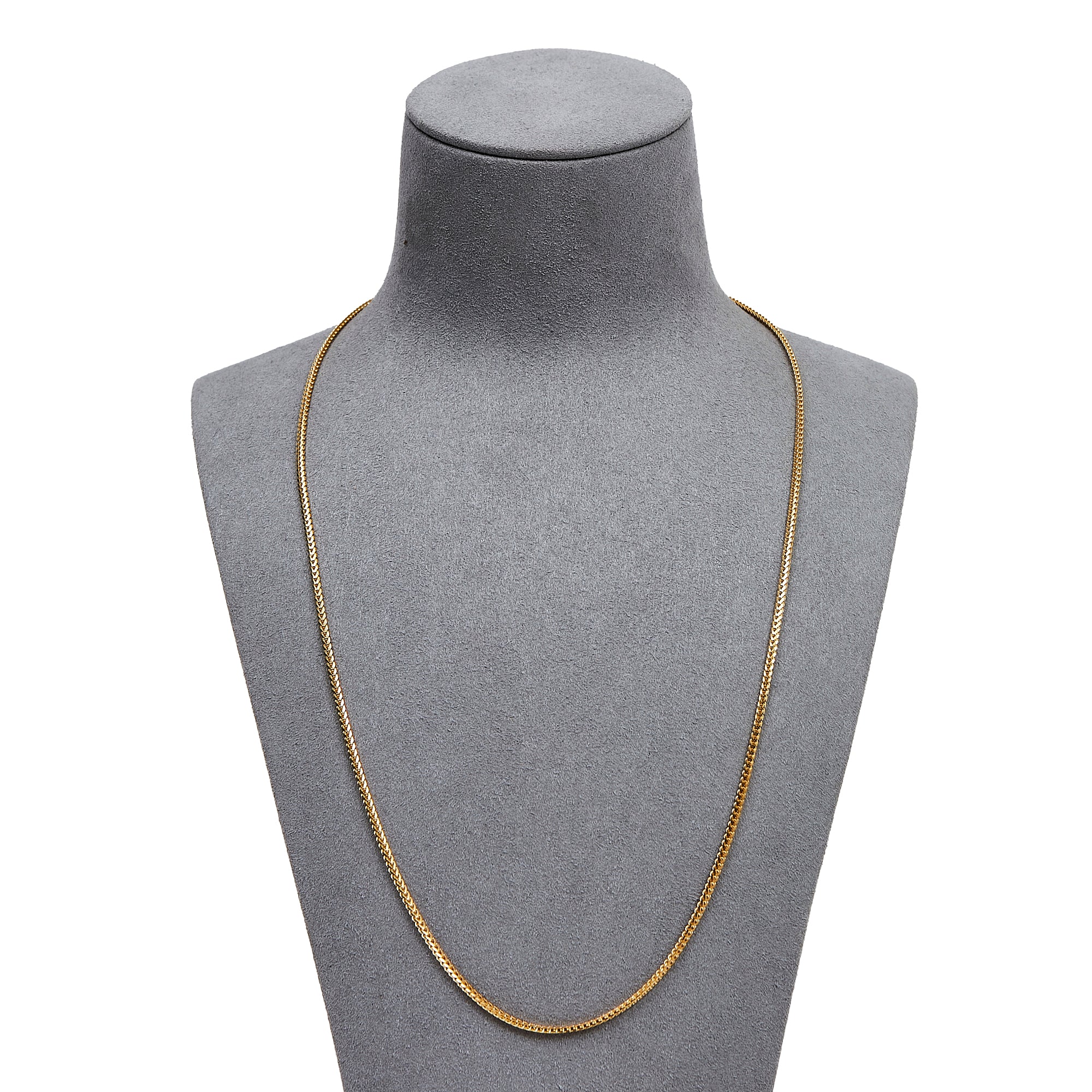 Pre-Owned 18ct Gold Foxtail Chain Necklace 22inch – Charles Fish