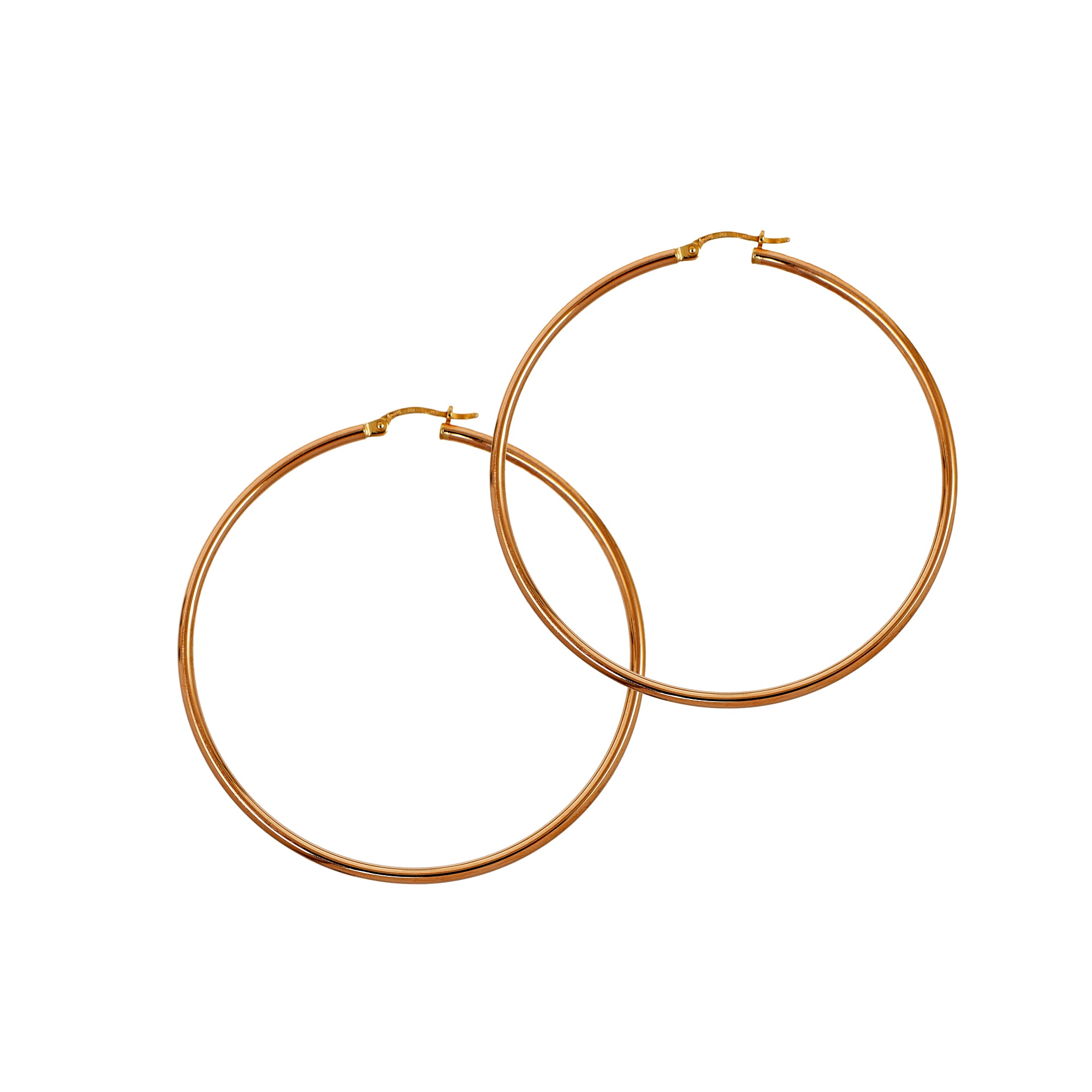 Pre-Owned 9ct Gold Creole Large Hoop Earrings – Charles Fish