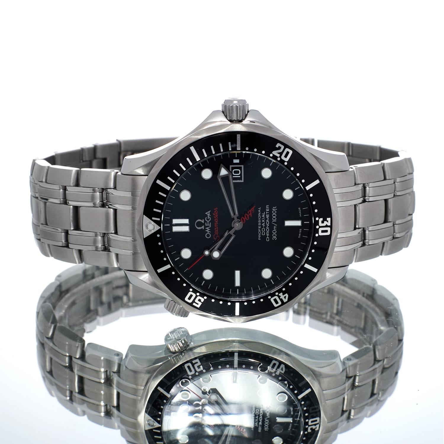Pre-Owned Omega Seamaster Diver 300M 007 James Bond 21230412001001 ...